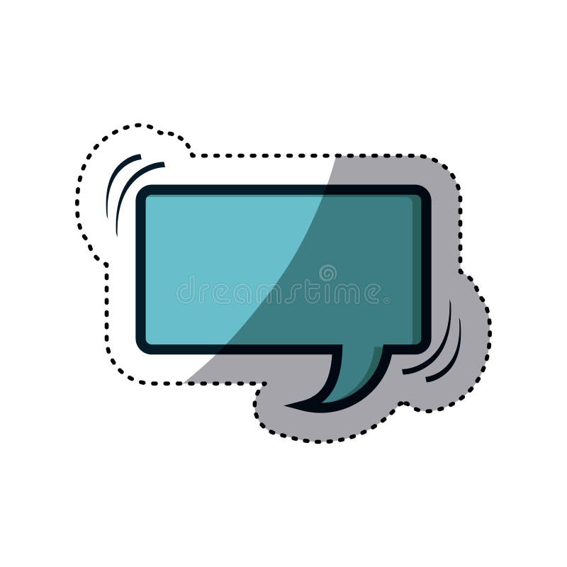 Chat Bubble Square Icon Stock Stock Illustration - Illustration of ...