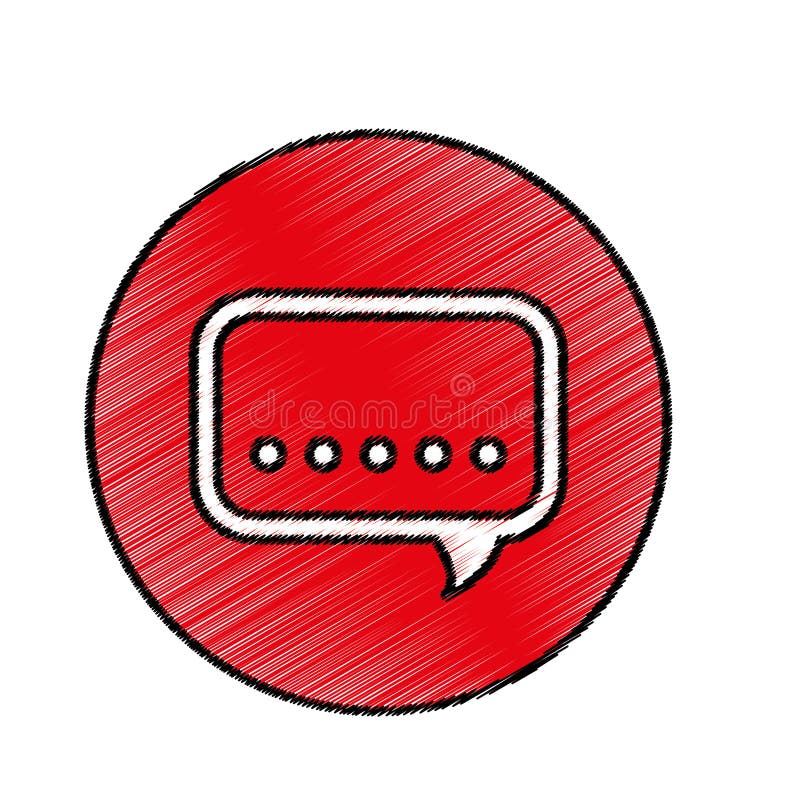 Chat bubble symbol stock vector. Illustration of discussion - 81430200