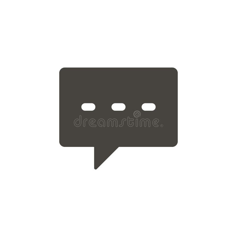Chat, Chat Bubble Vector Icon. Simple Element IllustrationChat, Chat ...