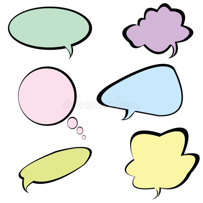 Chat bubbles stock illustration. Illustration of message - 13410322