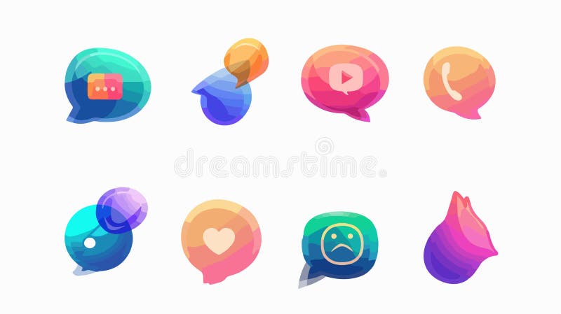 Professional Chat Bubbles Icon for Effective Communication Design ...