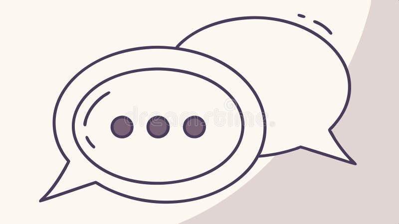 Chat Bubbles Vector, Communication Icon, Message and Conversation ...