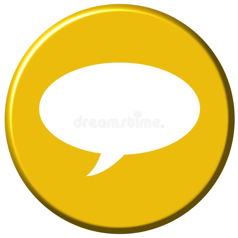 Chat button icon stock vector. Illustration of light, connection - 6080556