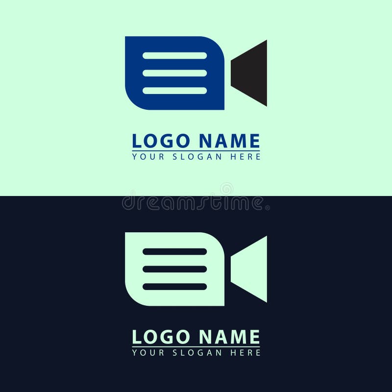 Chat Camera Logo Icon Vector Stock Vector - Illustration of ...