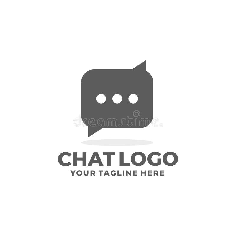 Chat logo design stock vector. Illustration of concept - 269295410