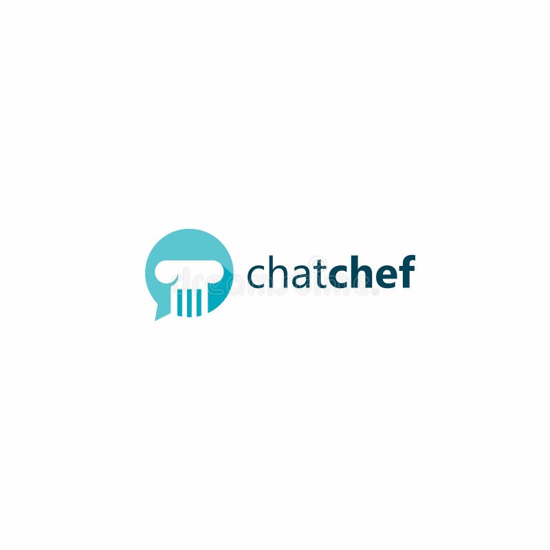 Chat Chef Logo. Chef Icon Food Vector Stock Vector - Illustration of ...