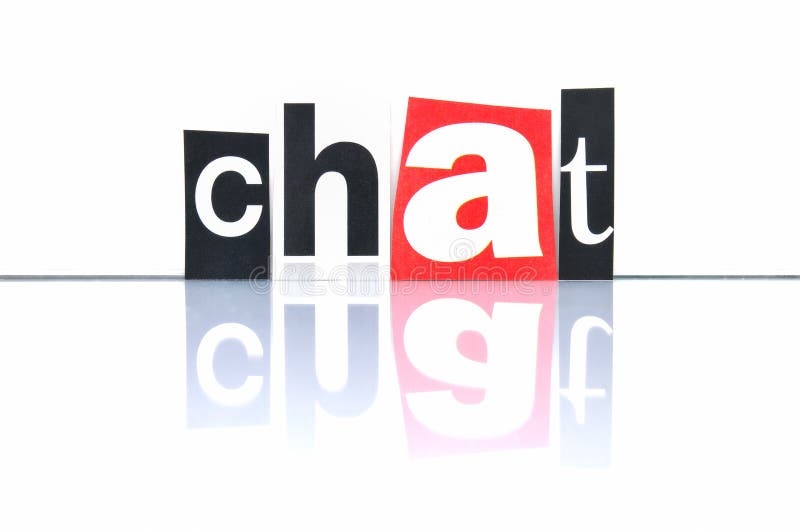 Chat and moderator stock photo. Image of connectivity - 6107390