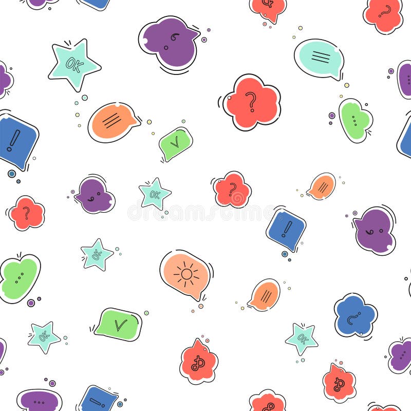 Chat Comment Speech Bubbles Stock Vector - Illustration of dialog ...