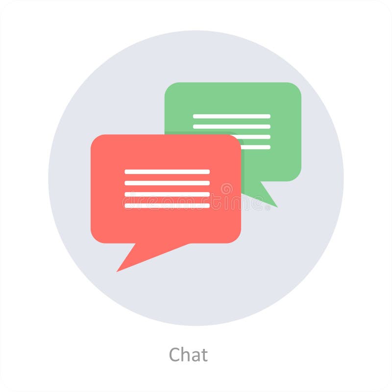 Chat stock vector. Illustration of chat, technology - 264951077