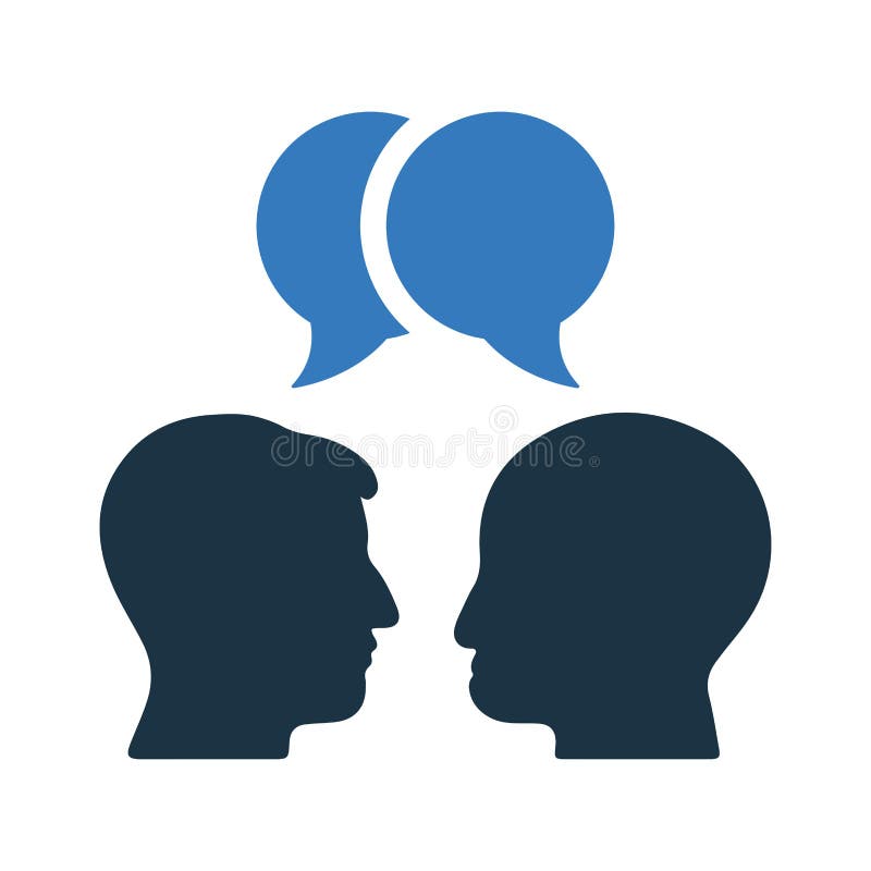 Chat, Communication Icon. Simple Editable Vector Design Isolated on a ...