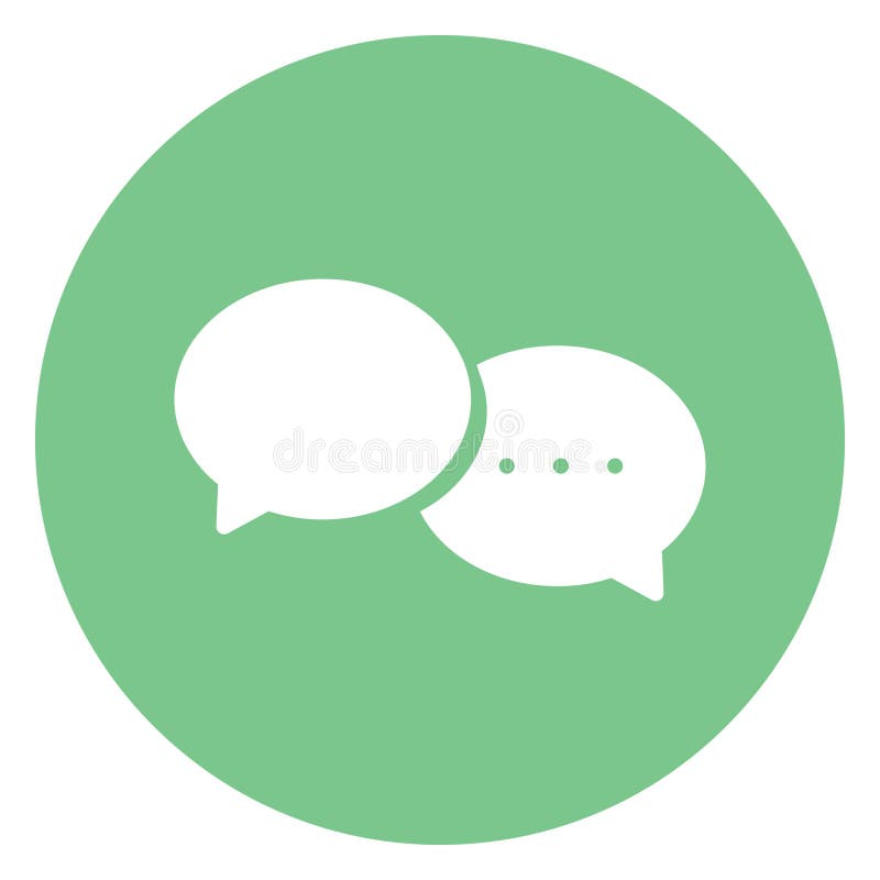 Chat, Conversation Isolated Vector Icon Which Can Easily Modify or Edit ...