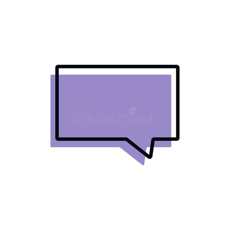 Chat Dialog Icon Illustration Concept Stock Illustration - Illustration ...