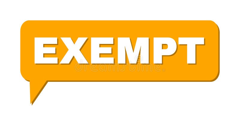 Exempt Tag Stock Illustrations – 132 Exempt Tag Stock Illustrations ...