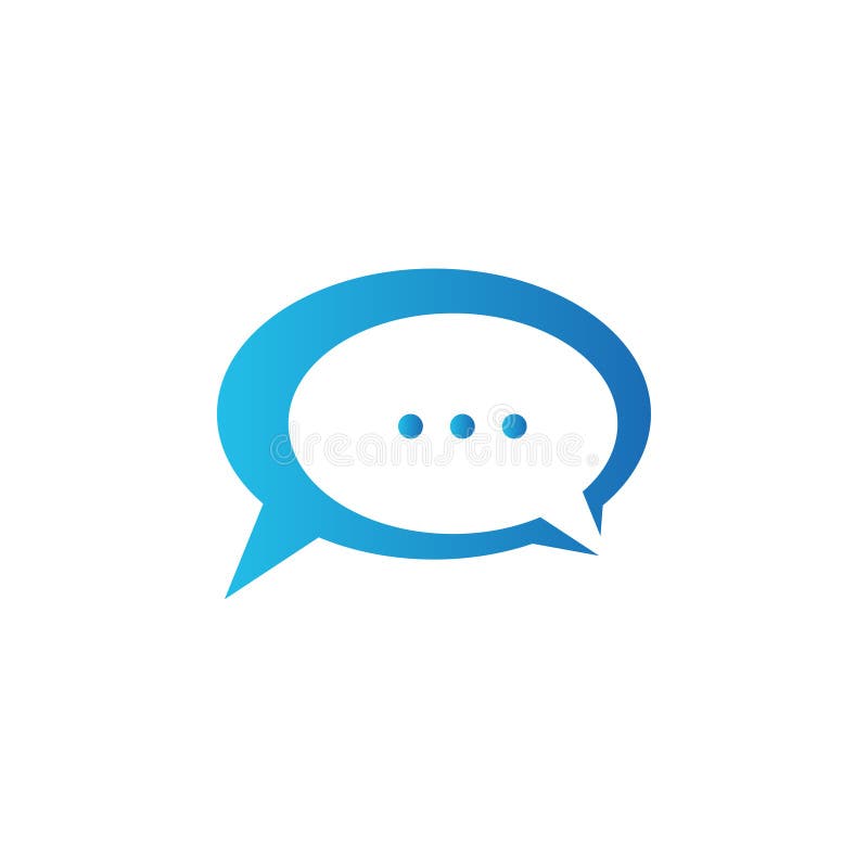 Chat Graphic Design Template Vector Isolated Illustration Stock Vector ...