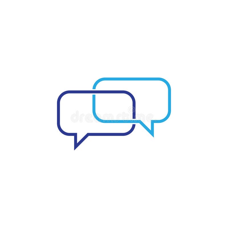 Chat Graphic Design Template Vector Isolated Illustration Stock Vector ...