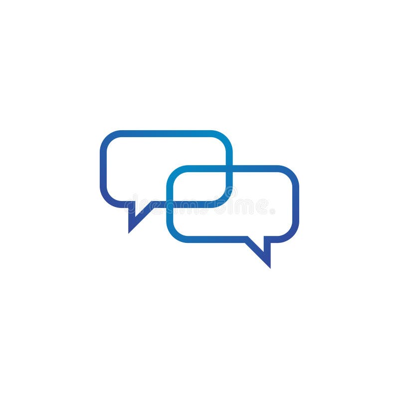 Chat Graphic Design Template Vector Isolated Illustration Stock Vector ...