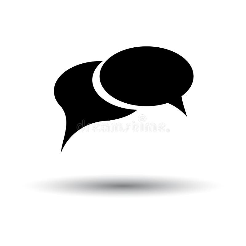 Chat Icon stock vector. Illustration of chatting, chat - 148500389