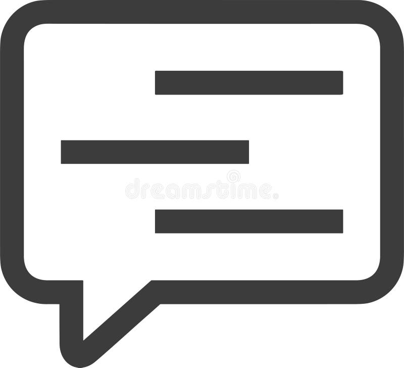 Chat Icon Symbol Vector Image Stock Vector - Illustration of dialog ...