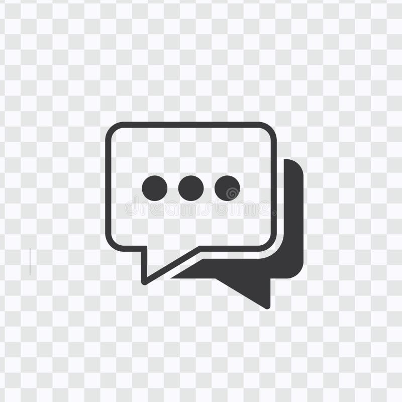 Chat Icon, Comment Icon, Chat Message Logo, Vector Illustration Stock ...