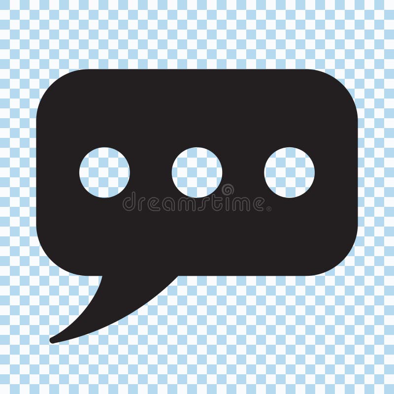 Chat icon, comments icon. stock illustration. Illustration of pictogram ...