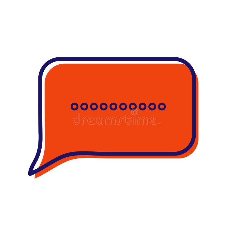 Chat icon. Dialog text stock vector. Illustration of communication ...