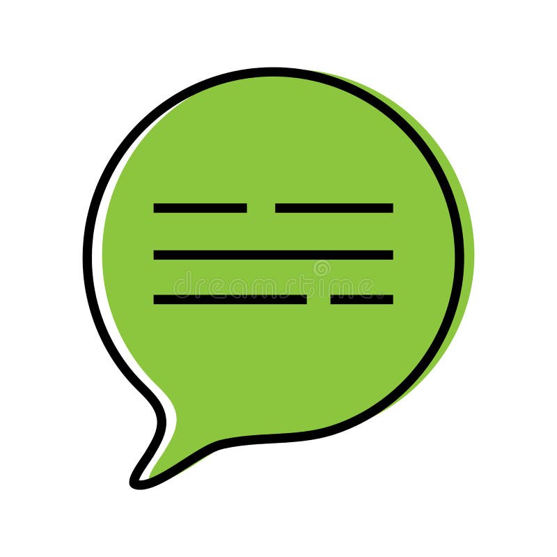 Chat icon. Dialog text stock vector. Illustration of forum - 107526716