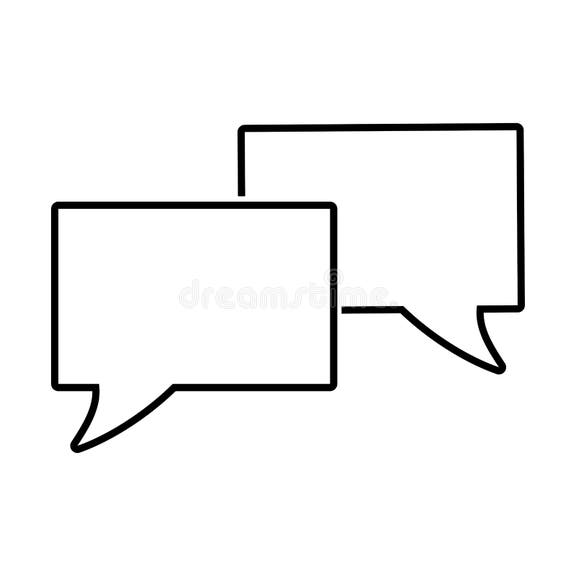 Chat icon. Dialog text stock vector. Illustration of message - 107692529