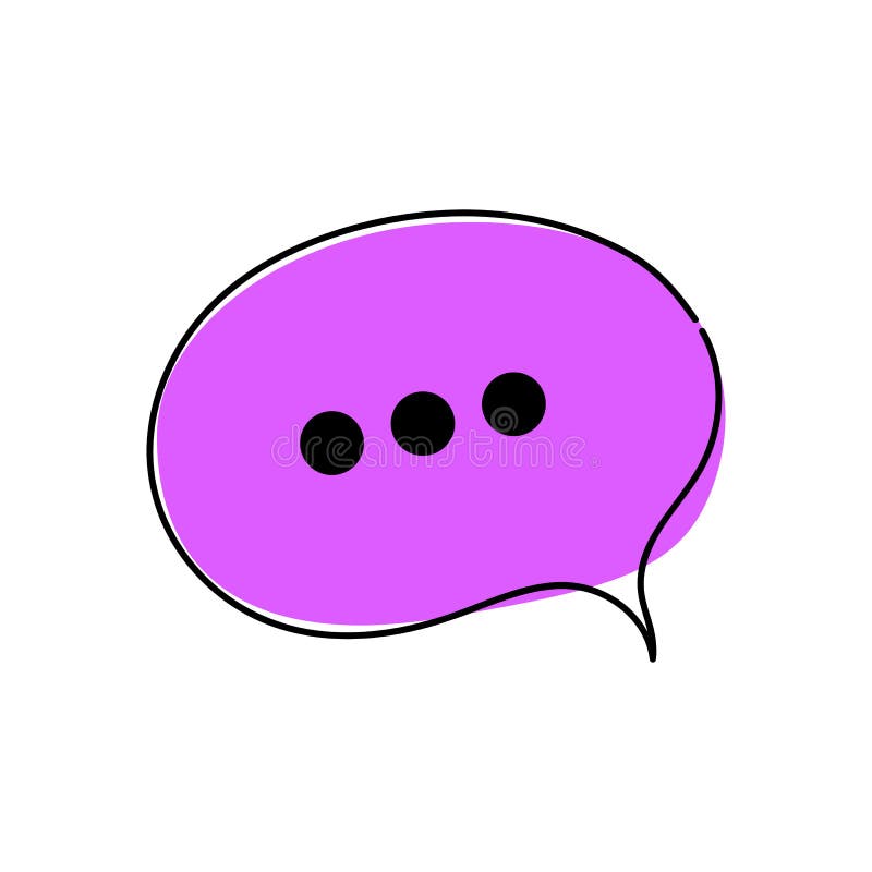 Chat icon. Dialog text stock vector. Illustration of design - 110298038