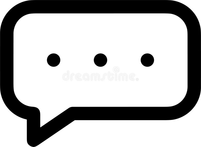 Chat Icon Symbol Vector Image Stock Vector - Illustration of simple ...