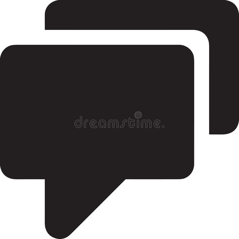 Chat Icon Symbol Vector Image Stock Vector - Illustration of chatting ...