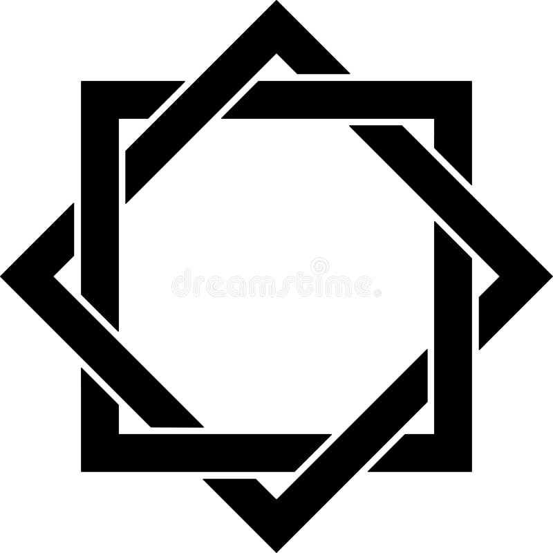 Slavic Slavonis Symbol Kolovrat Sign Sun Icon Black Color Illustration ...