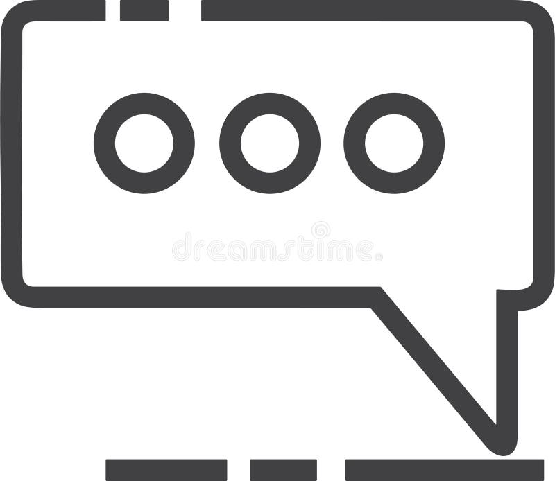 Chat Icon Symbol Vector Image Stock Vector - Illustration of message ...