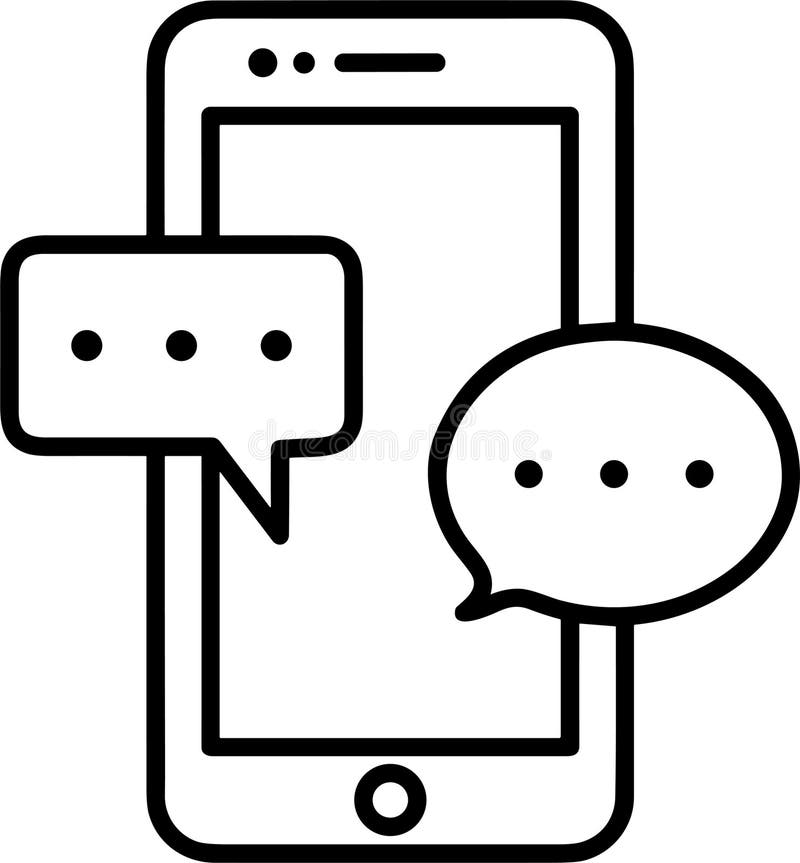 Chat Icon Symbol Vector Image Stock Vector - Illustration of social ...