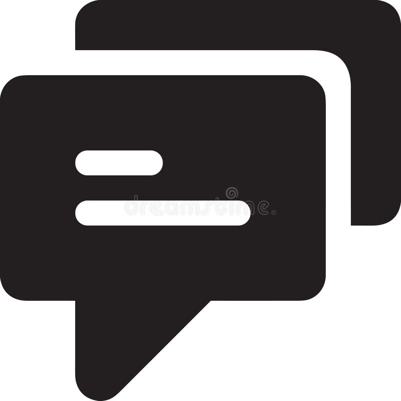 Chat Icon Symbol Vector Image Stock Vector - Illustration of icon ...