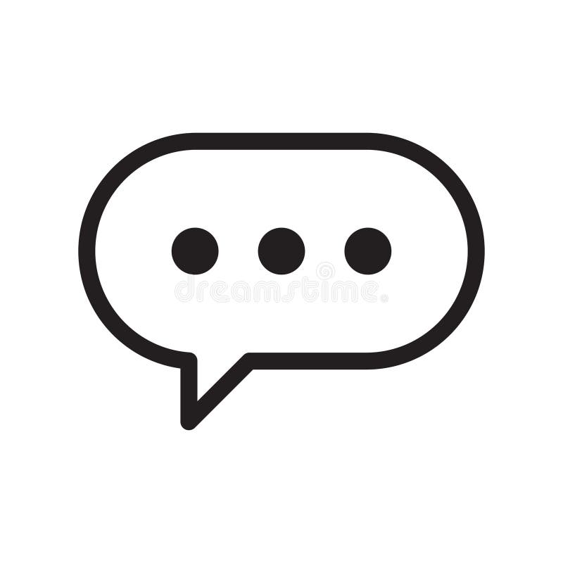 Chat Icon. Talk Bubble Speech Icon. Dialogue Balloon Icon Stock Vector ...