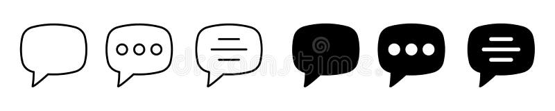 Chat Icon. Talk Bubble Speech Icon. Dialogue Balloon Icon Stock Vector ...