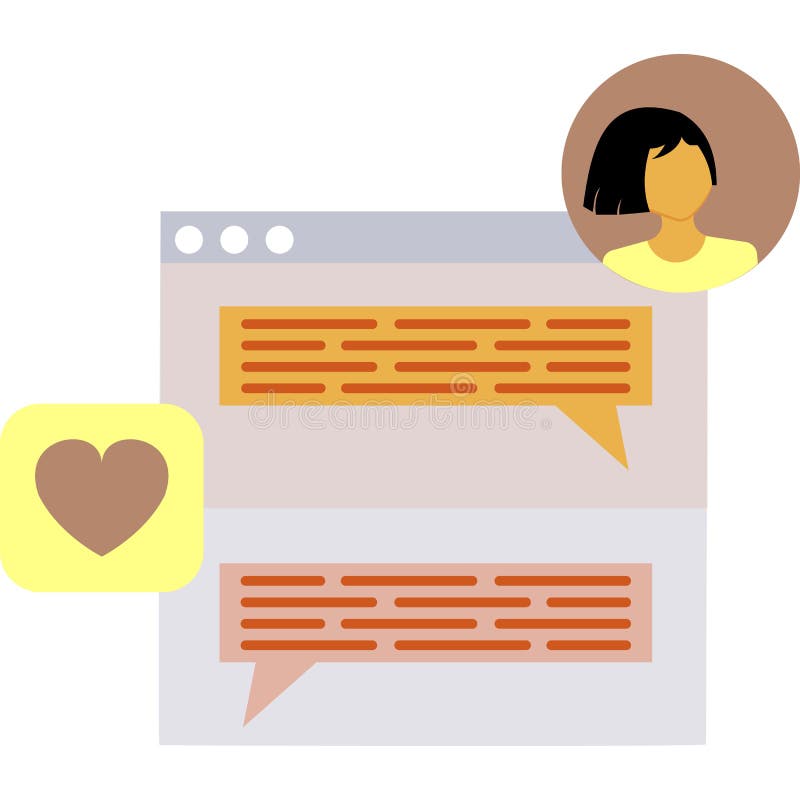 Chat Icon Vector Forum Symbol Web Design Stock Vector - Illustration of ...