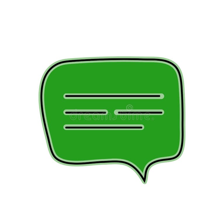 Chat icon. Dialog text stock vector. Illustration of message - 109283316