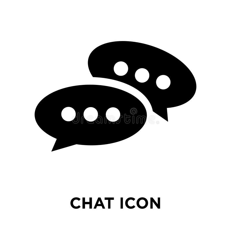 Chat Concept Vector Linear Icon Isolated on Transparent Background ...