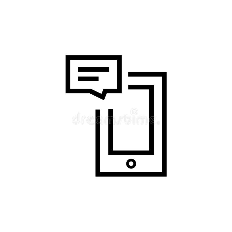 Chat Icon Vector Sign and Symbol Isolated on White Background, Chat ...