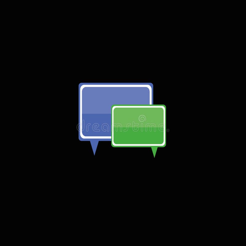 Chat icon, web button stock illustration. Illustration of internet ...