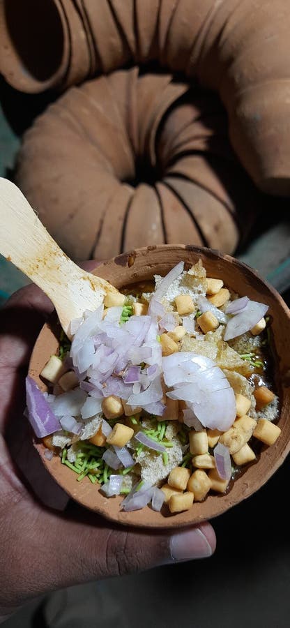 Chat -a Indian Delicious Streets Food Stock Photo - Image of streets ...