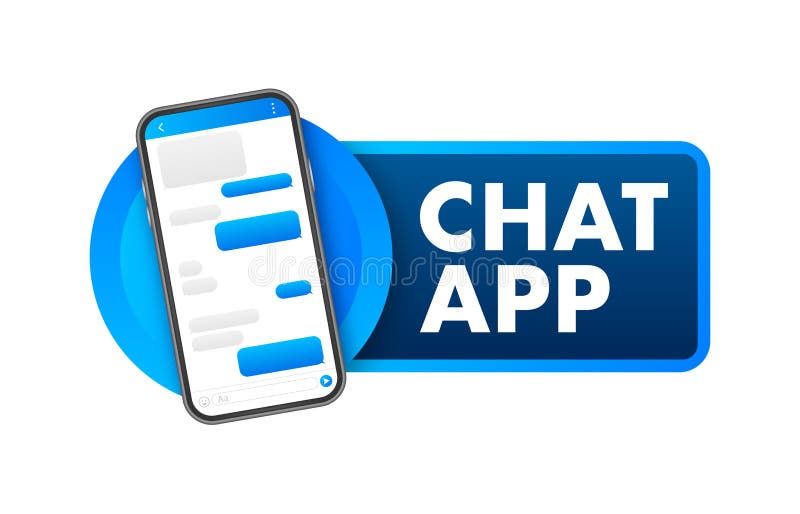 Chat Interface Application with Dialogue Window. Clean Mobile UI Design ...