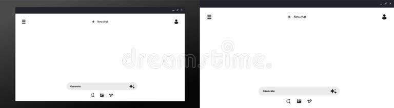 Chat Interface Comparison Highlighting Design and Layout Differences in ...