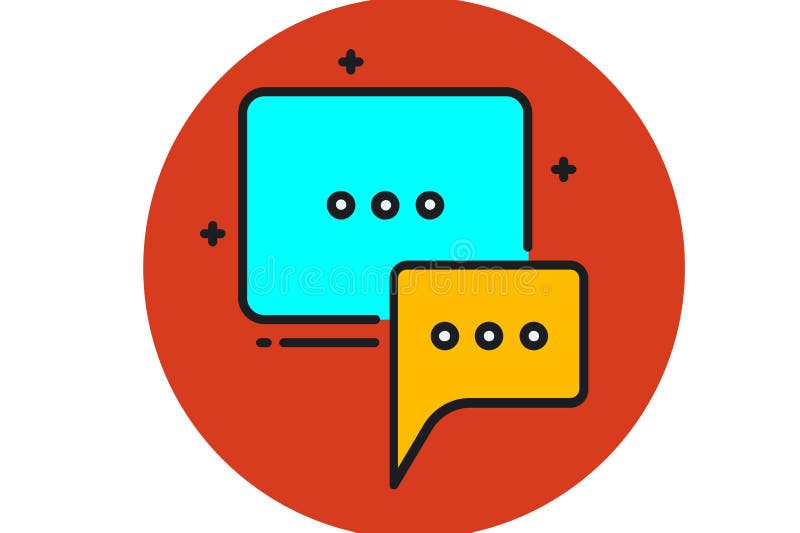 Chat Isolated Vector Vector Icon Which Can Easily Modify or Edit Stock ...