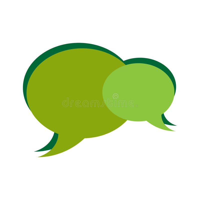 Chat Message Icon. Text Message. Speak Tag. Vector Illustration. Stock ...