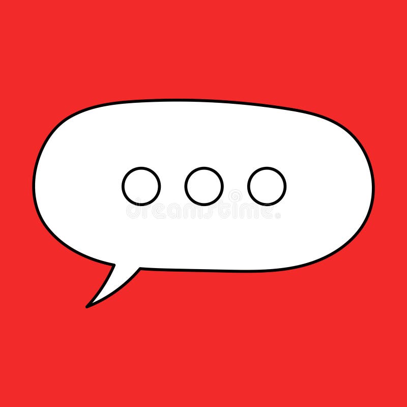 Chat Message Line Icon Set. Speech Bubble, Dialogue, Chatting Box ...