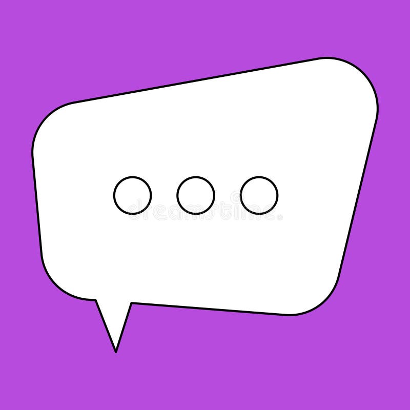 Chat Message Line Icon Set. Speech Bubble, Dialogue, Chatting Box ...