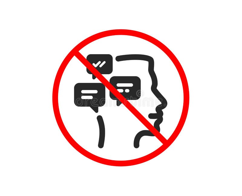 Chat Messages Icon. Conversation Sign. Vector Stock Vector ...