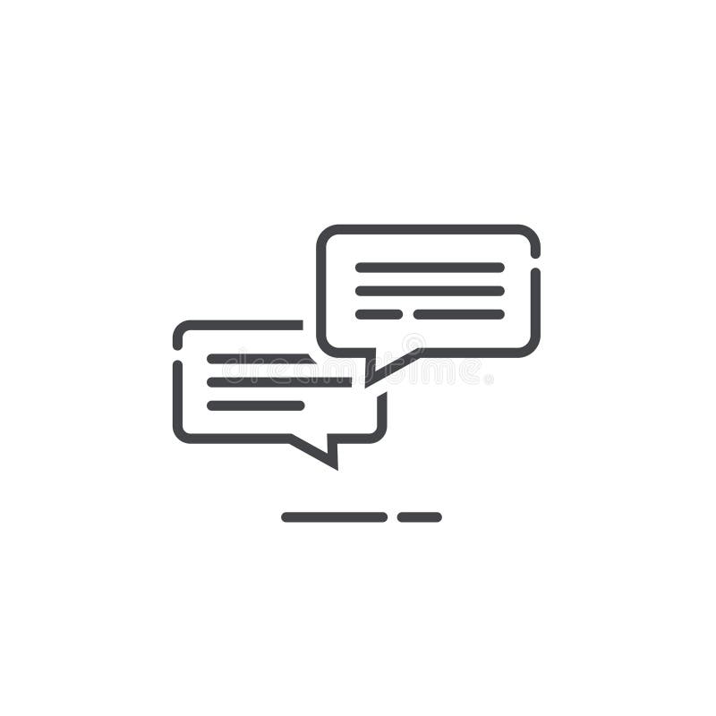 New Chat Text Message Notice Icon on Laptop Computer Online Vector or ...